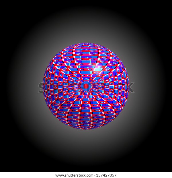 Floating Spin Sphere Stock Illustration 157427057 | Shutterstock