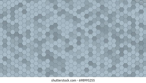 Floating Surface Made Hexagons 3d Rendering Stock Illustration ...