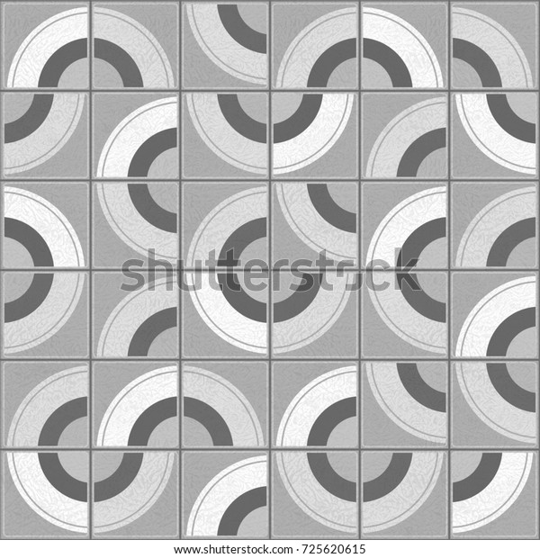Floor Tile Form Circle Texturehighresolution Seamless: ilustración de ...