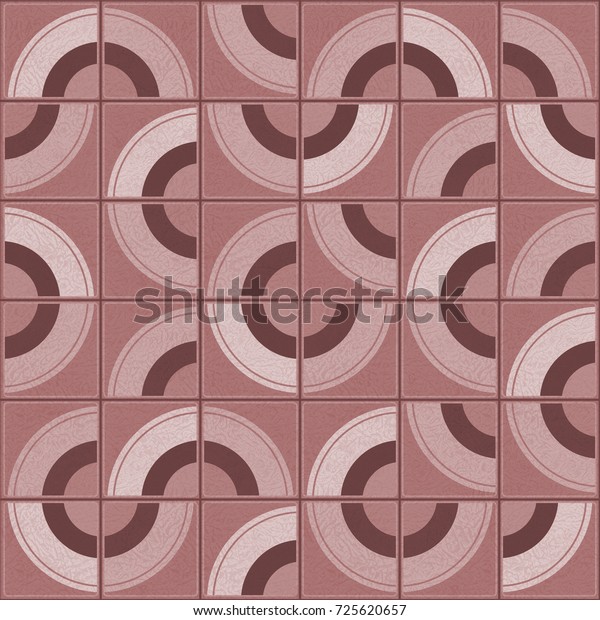 Floor Tile Form Circle Texturehighresolution Seamless: ilustración de ...