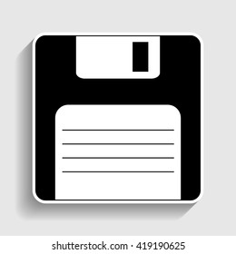 Floppy Disk Sign Stock Illustration 419190625 | Shutterstock