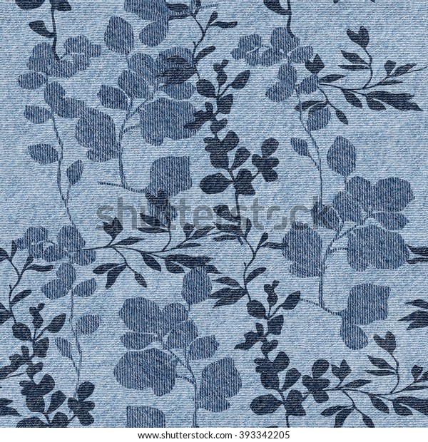 Floral Decorative Pattern Interior Wall Decoration Stock Illustration ...