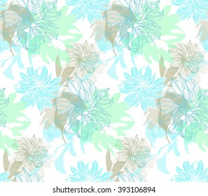 Digital Textile Design Floral Patterns Illustration Stock Illustration ...