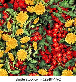 Floral Pattern Depth Dimension Stock Illustration 1924844762 | Shutterstock