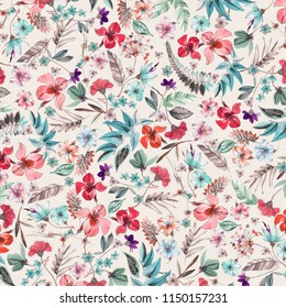 Floral Pattern Design Stock Illustration 1150157231 | Shutterstock