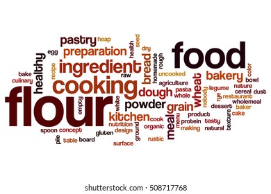 Flour Word Cloud Concept Stock Illustration 508717768 | Shutterstock