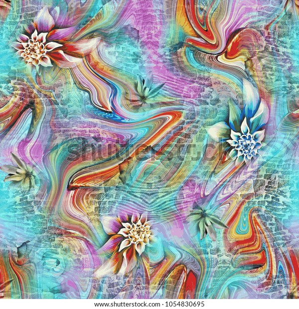 Flower Abstract Background Stock Illustration 1054830695 | Shutterstock