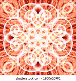 Flower Bitmap Background Abstract Drawing Stock Illustration 1900620991 ...