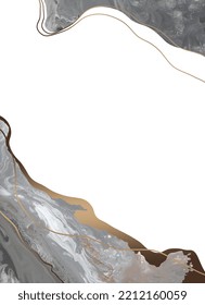 Fluid Art Acrylic Border Frames Your Stock Illustration 2212160059 ...