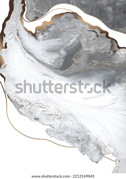 Fluid Art Acrylic Border Frames Your Stock Illustration 2212149045 ...