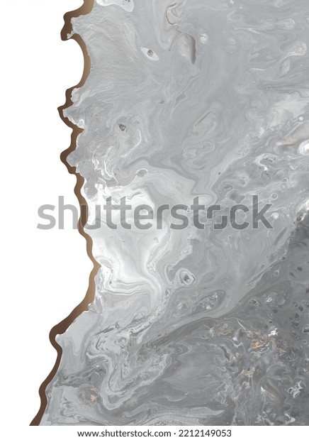 Fluid Art Acrylic Border Frames Your Stock Illustration 2212149053 ...