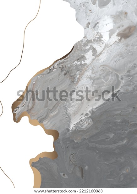 Fluid Art Acrylic Border Frames Your Stock Illustration 2212160063 ...