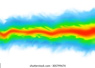 Fluid Dynamics Mechanics Simulation Cgi Imagery Stock Illustration ...