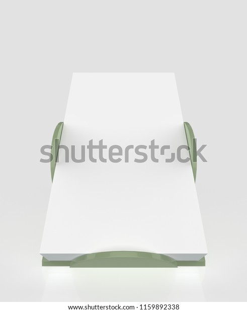 Flyer Holder Box Template Customisation 3d Stock Illustration ...