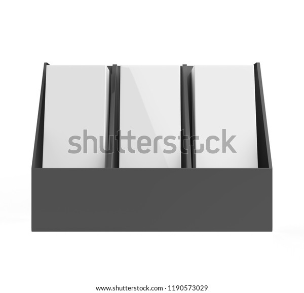 Flyer Holder Box Template Customisation 3d Stock Illustration ...