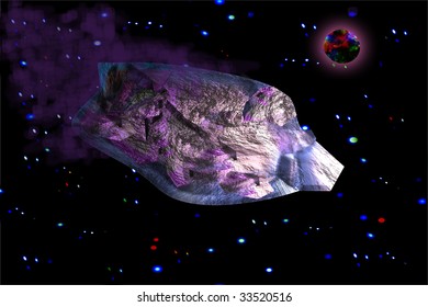 Flying Deep Space Stock Illustration 33520516 | Shutterstock