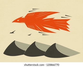 「Flying Eagle Vector Art Raster Version」のイラスト素材 120866770 | Shutterstock