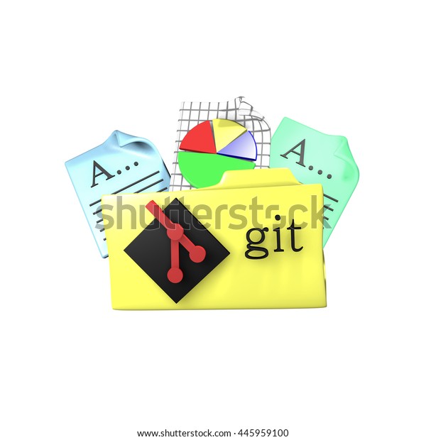 Folder Icon Git Version Control Tool 库存插图 445959100 Folder Icon Git Version Control Tool 库存插图 445959100