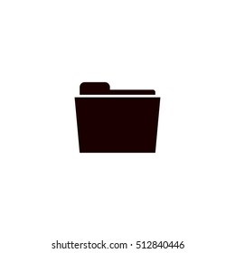 Folder Icon Folder Sign Stock Illustration 512840446 | Shutterstock