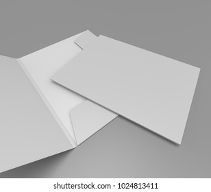 Folder Mockup 3d Render: ilustrações stock 1024813411 | Shutterstock
