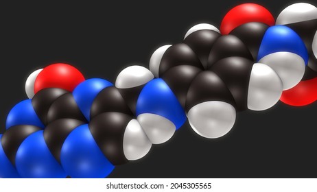 Folic Acid Structure Function3d Illustration Stock Illustration ...