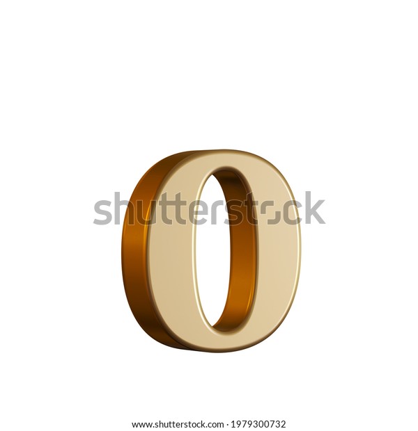 Font 3d Rendering Image Letter O Stock Illustration 1979300732 ...