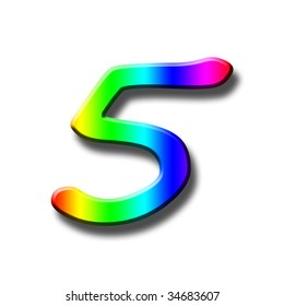 2,438 Rainbow number 5 Images, Stock Photos & Vectors | Shutterstock
