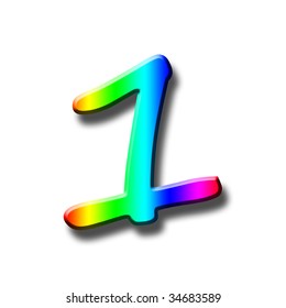 3,885 Number 1 rainbow Images, Stock Photos & Vectors | Shutterstock