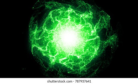 Force Field Concept Abstract Computer Graphics Stock Illustration ...