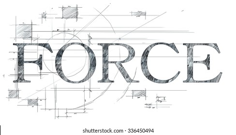 Force Word Stock Illustration 336450494 | Shutterstock