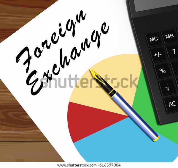 Foreign Exchange Graph Means Forex Rate 库存插图 616597004 | Shutterstock