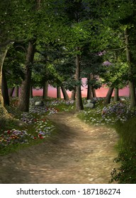Forest Bloom Stock Illustration 187186274 | Shutterstock
