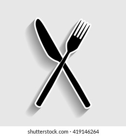 Fork Knife Sign Stock Illustration 419146264 | Shutterstock