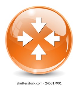 Four Arrows Pointing Button Stock Illustration 245817901 | Shutterstock