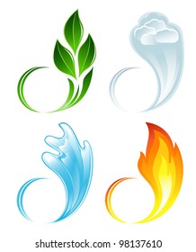 Four Elements Life Stock Illustration 98137610 | Shutterstock