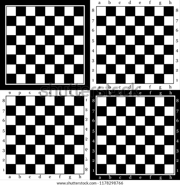 Four Empty Chess Board Background Illustration Stock Illustration ...