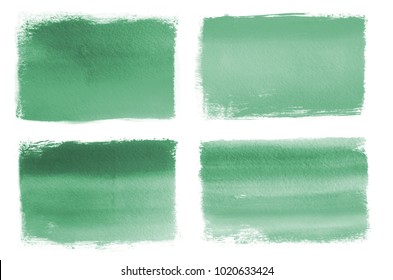Four Square Background Spots Emerald Color Stock Illustration ...