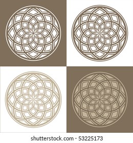 Four Variations Circle Design Stock Illustration 53225173 | Shutterstock