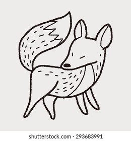 Fox Doodle Stock Illustration 293683991 | Shutterstock