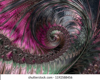 Fractal Neverending Pattern Abstract Computer Generated Stock ...