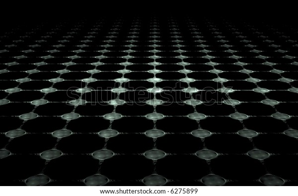 Fractal Pattern Fading Into Distance Stock Illustration 6275899