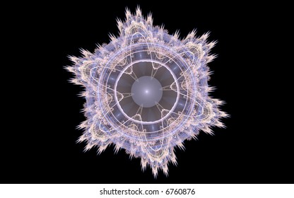 Herpes Simplex Virus Structure 3d Illustration Stock Illustration 499164157
