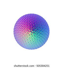 Fractured Polyhedron Normal Map Stock Illustration 505304251