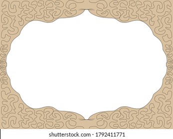 Frame Border Brain Theme Text Box Stock Illustration 1792411771 ...