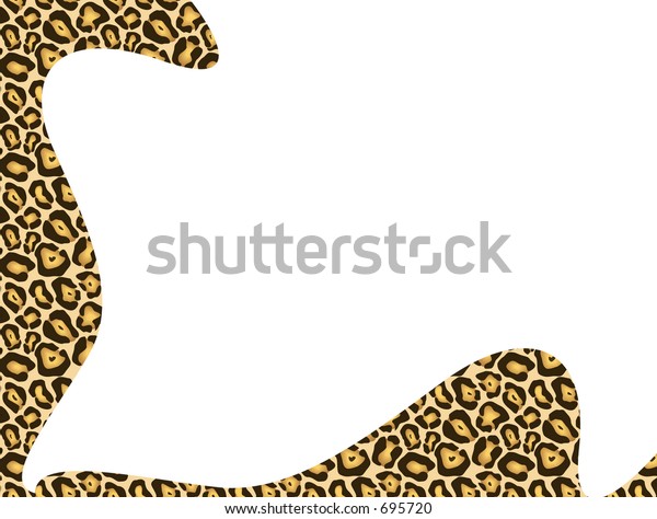 Frame Leopard Print Stock Illustration 695720 | Shutterstock