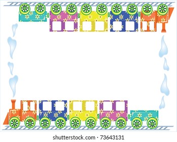 Frame Train Stock Illustration 73643131 | Shutterstock