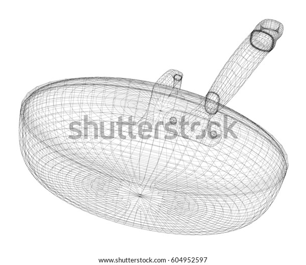 Framing Grid Pan Isolated On Background Stock Illustration 604952597 ...