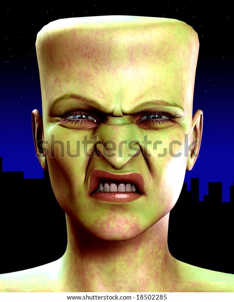Frankenstein Monster Head Stock Illustration 18502285 | Shutterstock