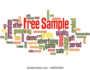 Free Sample Word Cloud Concept On Stock Illustration 430255096 ...