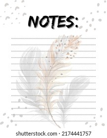 Free Template Notes Be Use Stock Illustration 2174441757 | Shutterstock